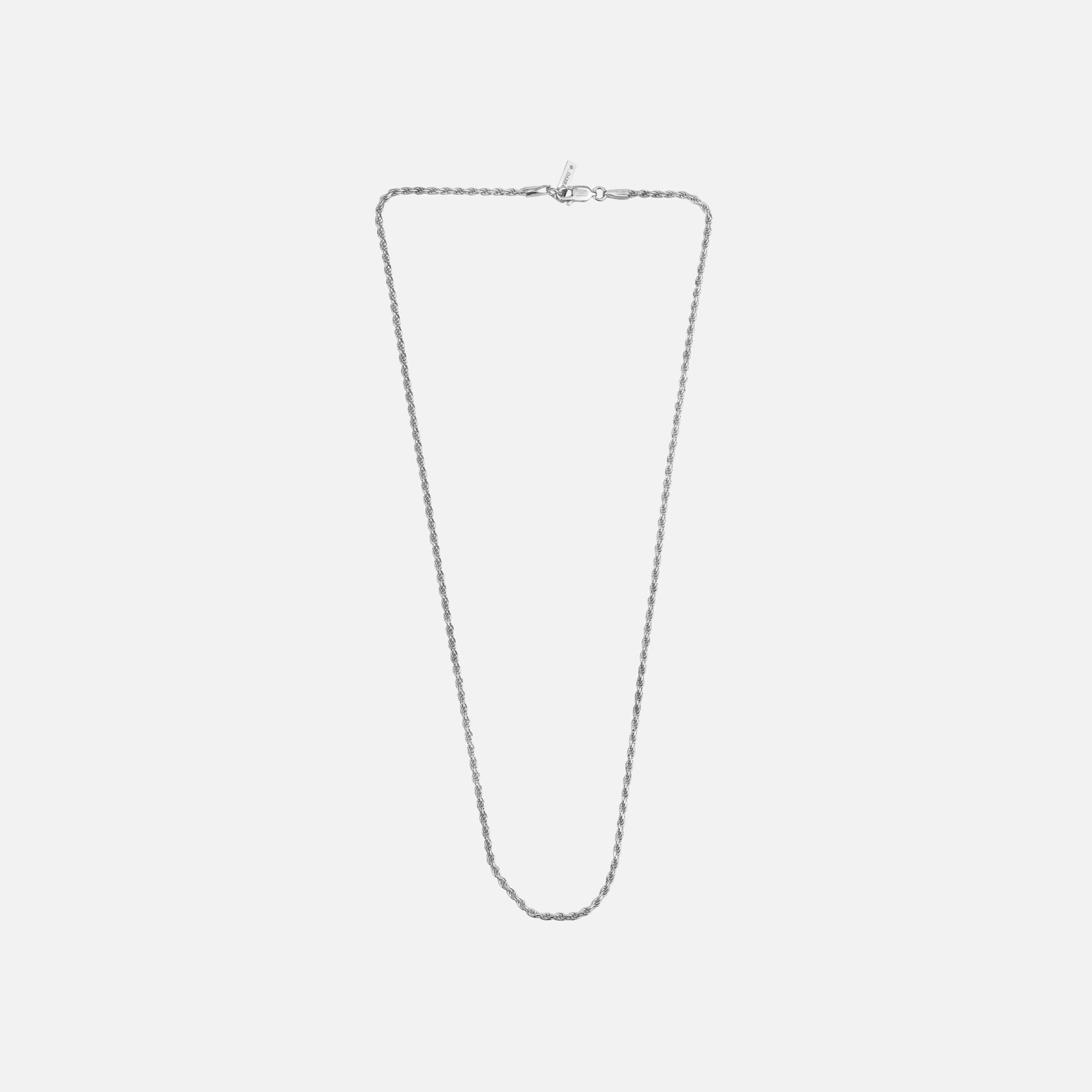 Tide Twist Rope Chain – 925 Silver in 4 Sizes | Darbari – Darbari Store